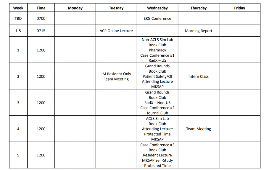 IM Program Information | Freeman Health